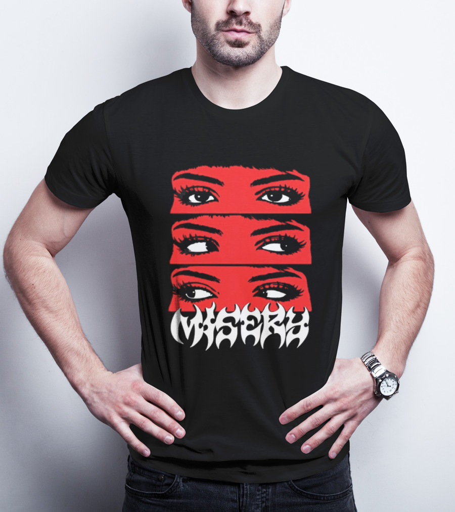 Misery Red Eyes Triple Stare T-Shirt
