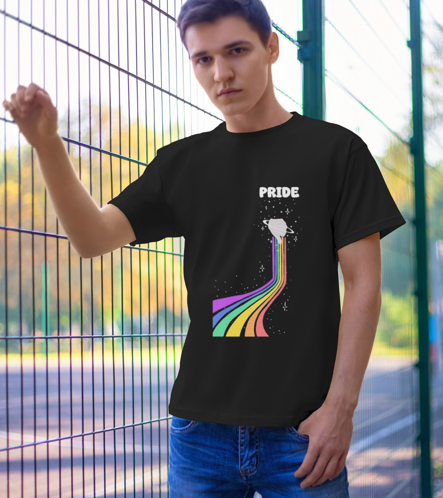 Pride Rainbow Space Hand Magic T-Shirt