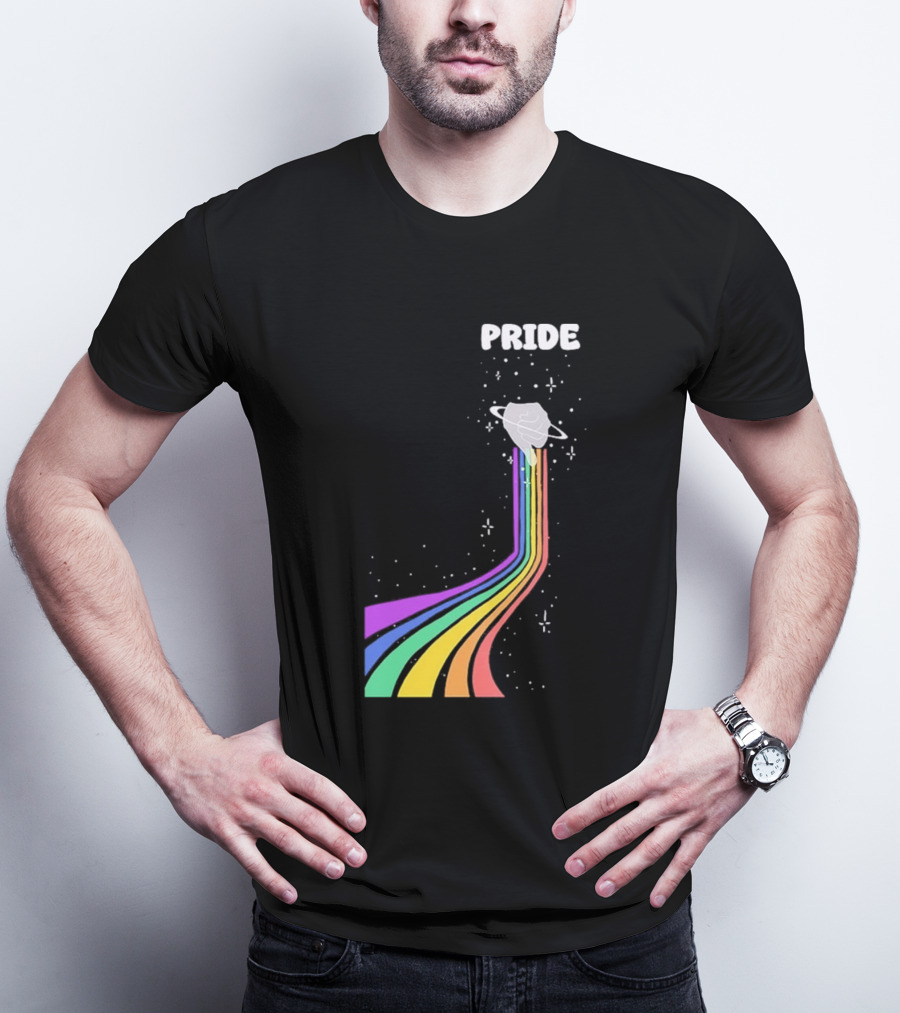 Pride Rainbow Space Hand Magic T-Shirt