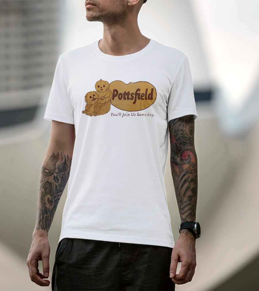 Pottsfield You'll Join Us Someday Pumpkin Characters Over The Garden Wall T-Shirt