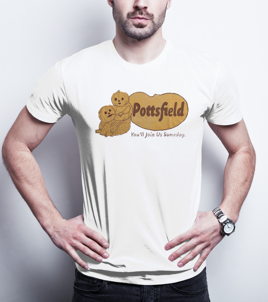 Pottsfield You'll Join Us Someday Pumpkin Characters Over The Garden Wall T-Shirt