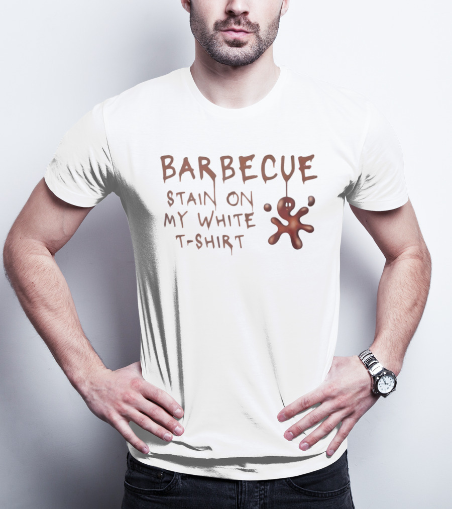 Tim McGraw Barbecue Stain On My White Classic Country Lyrics T-Shirt