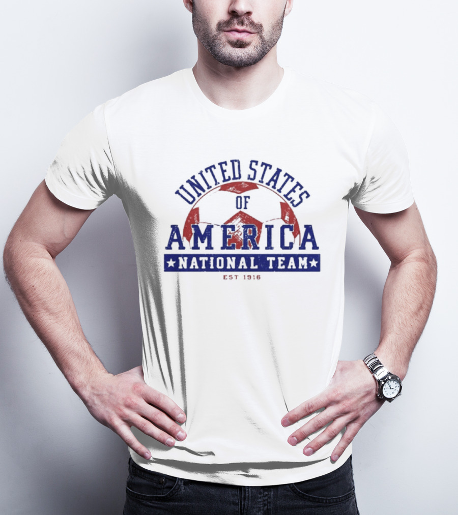 United States Of America National Team Est 1916 Vintage Sports T-Shirt