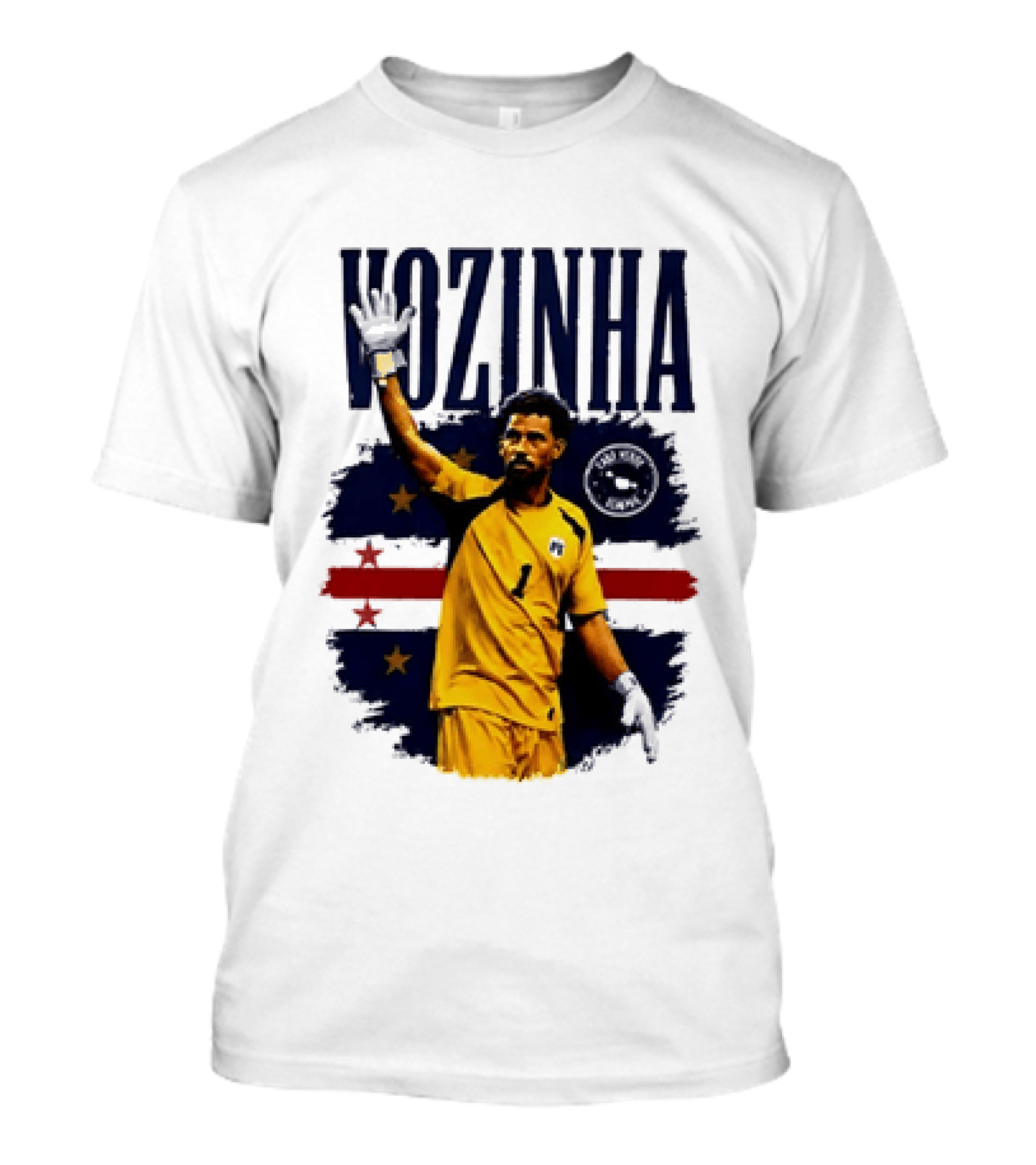 Vozinha Cabo Verde Goalkeeper Cape Verde National Team Soccer T-Shirt