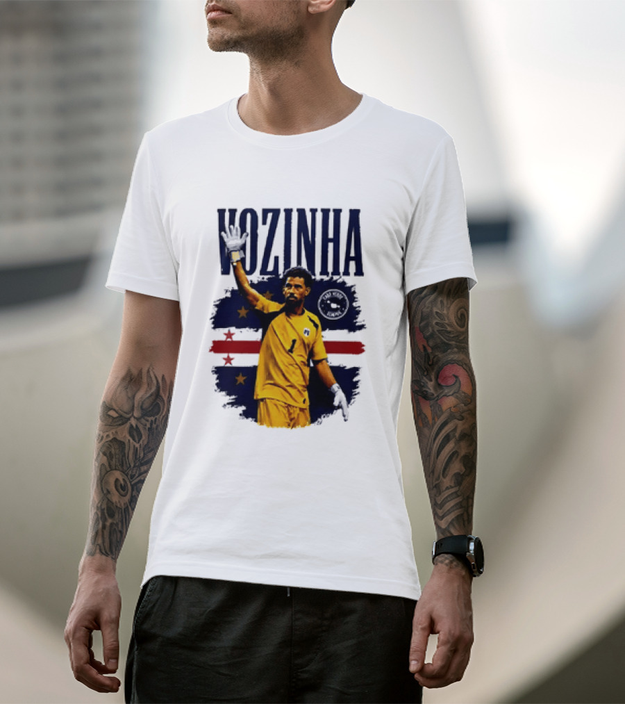 Vozinha Cabo Verde Goalkeeper Cape Verde National Team Soccer T-Shirt