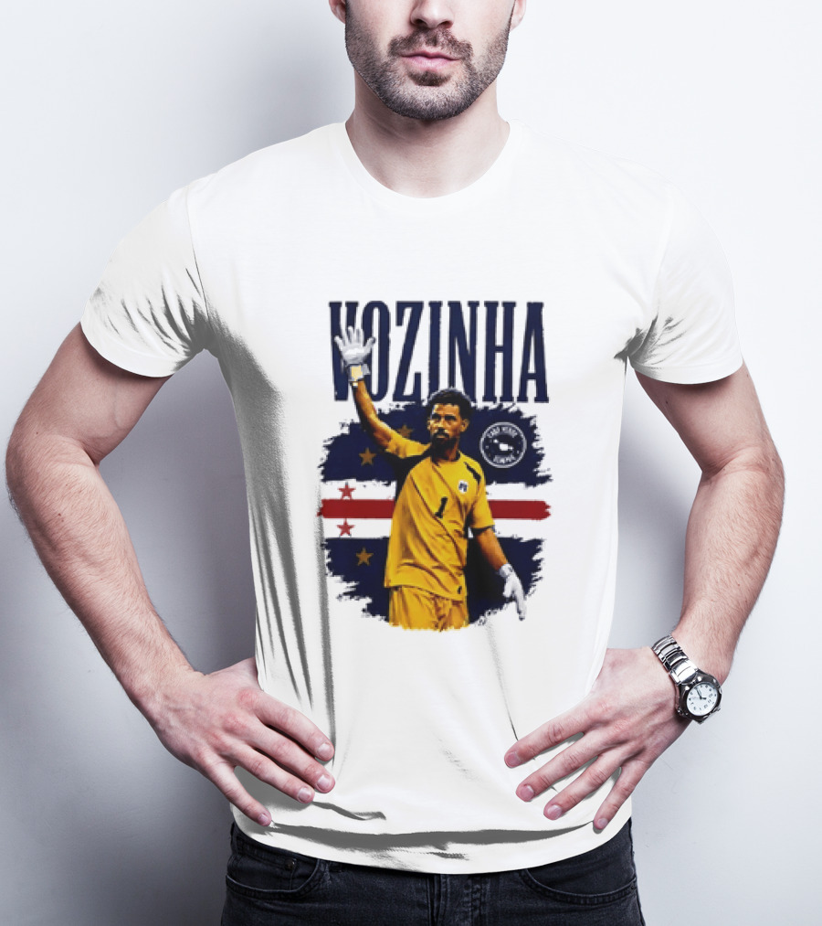 Vozinha Cabo Verde Goalkeeper Cape Verde National Team Soccer T-Shirt