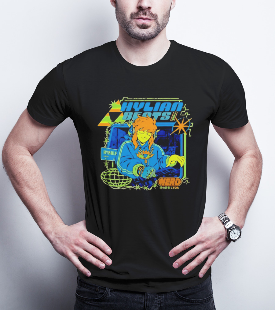 Hylian Beats 1986 Hyrule Ahead Hero Legend T-Shirt