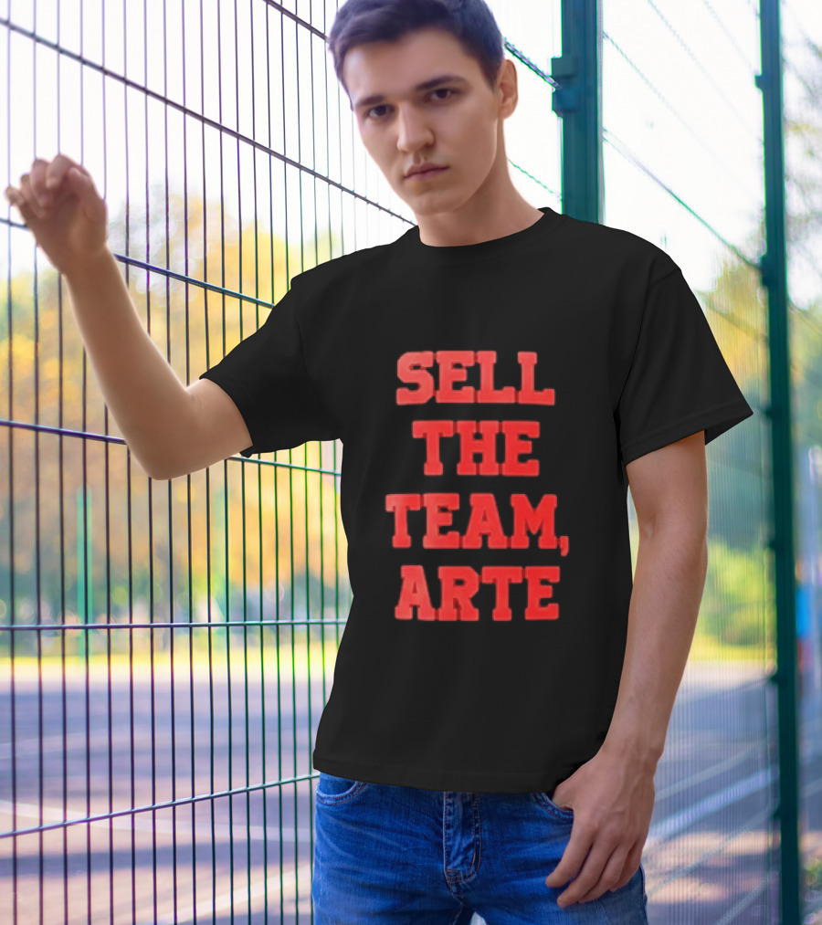 Sell The Team Arte Rallying Cry Fan Expression T-Shirt