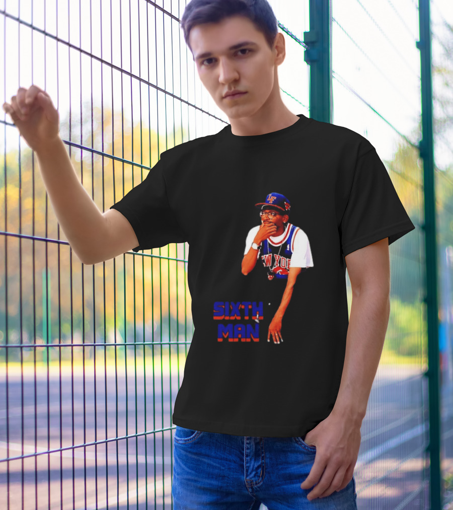 Spike Lee New York Knicks Sixth Man Yankees Cap T-Shirt