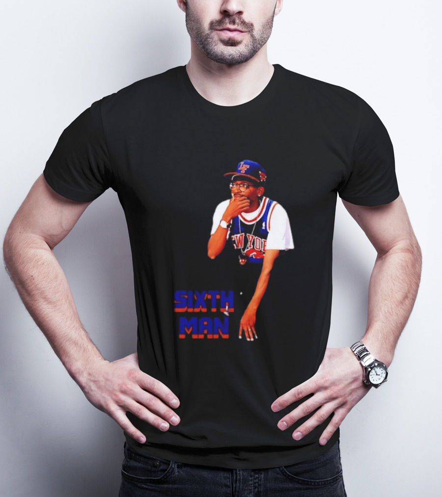 Spike Lee New York Knicks Sixth Man Yankees Cap T-Shirt
