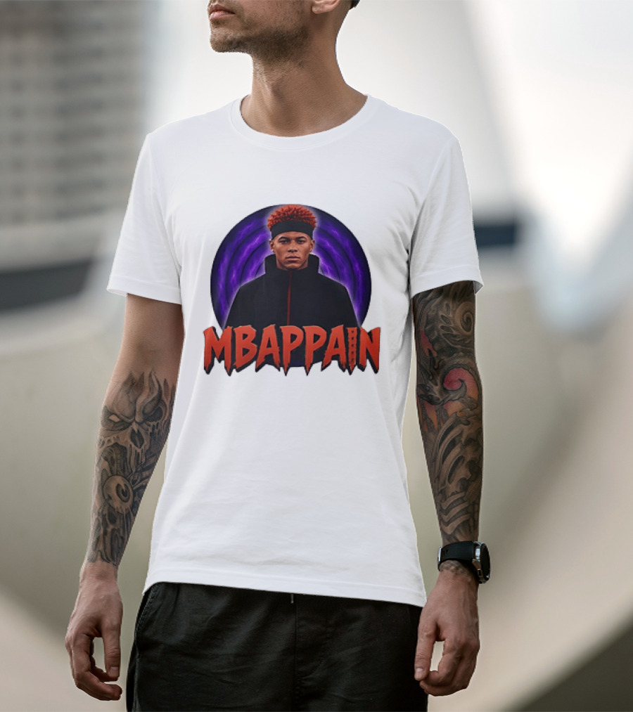 Mbappain Naruto Anime Crossover Meme T-Shirt