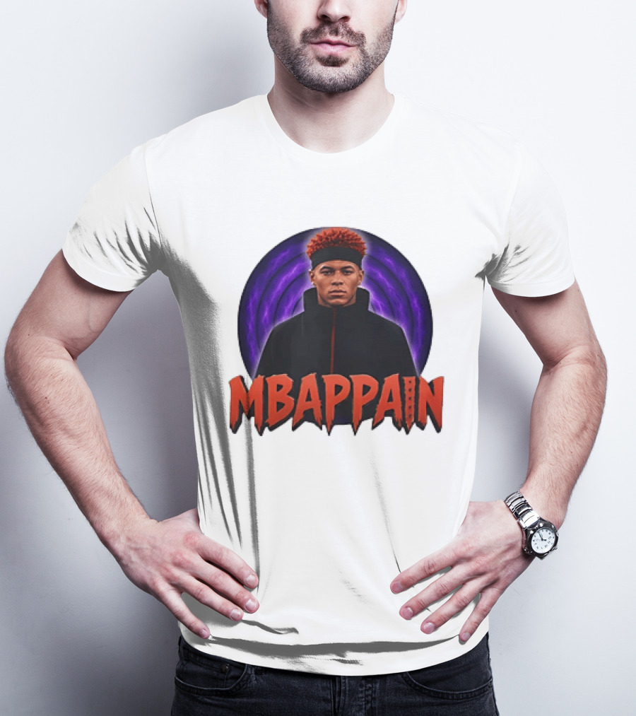 Mbappain Naruto Anime Crossover Meme T-Shirt