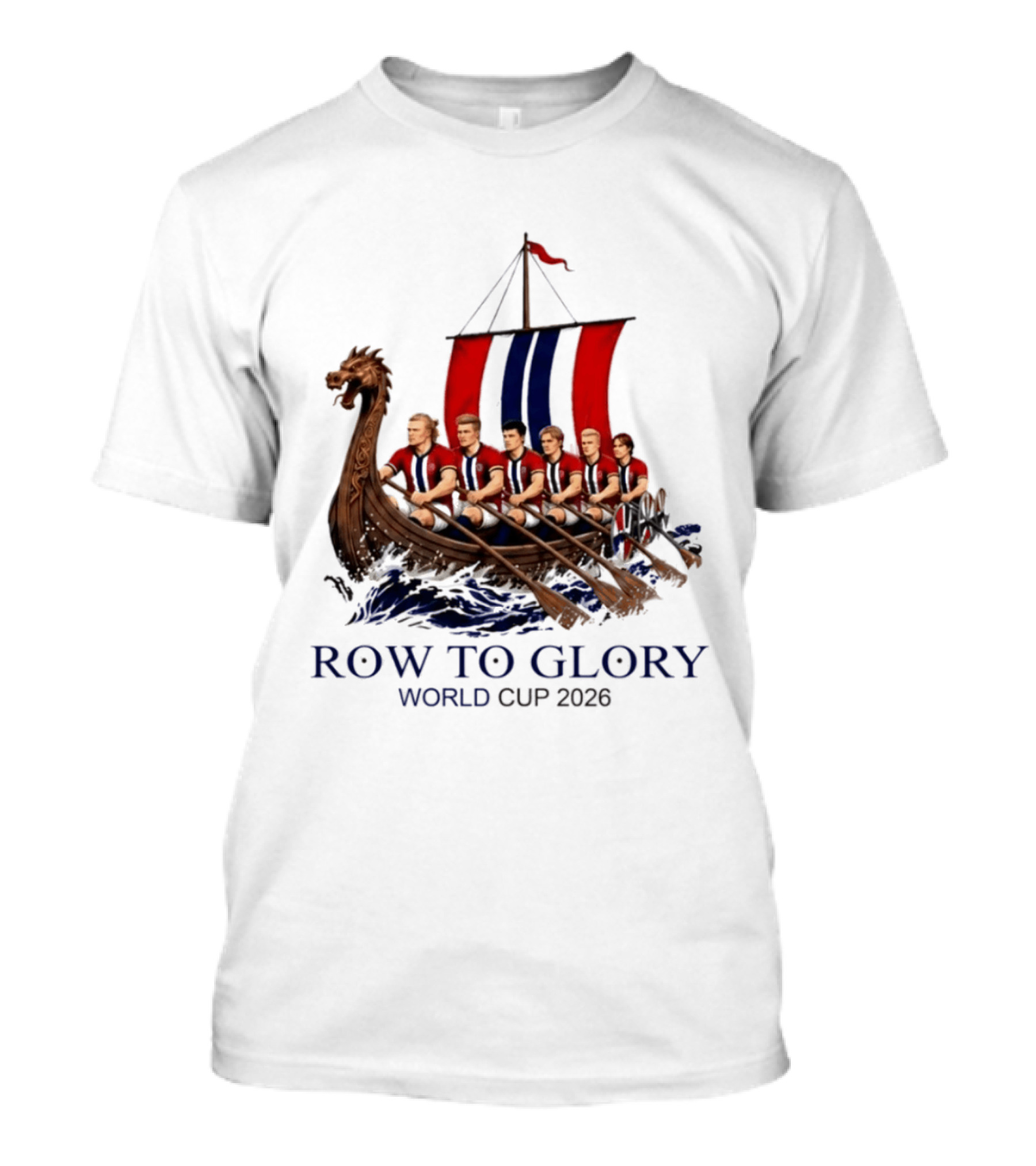 Norway 2026 World Cup Row To Glory Viking Crew T-Shirt