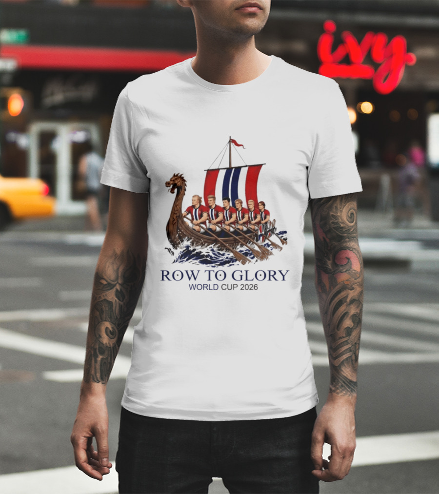 Norway 2026 World Cup Row To Glory Viking Crew T-Shirt