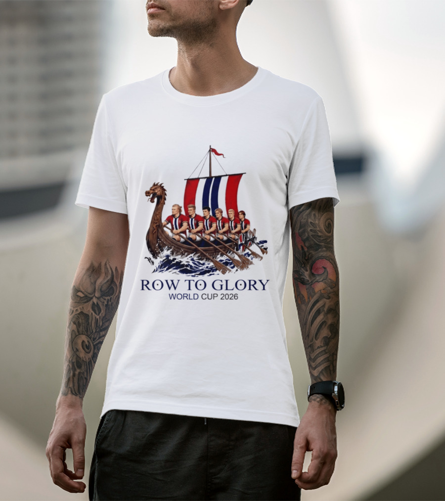 Norway 2026 World Cup Row To Glory Viking Crew T-Shirt