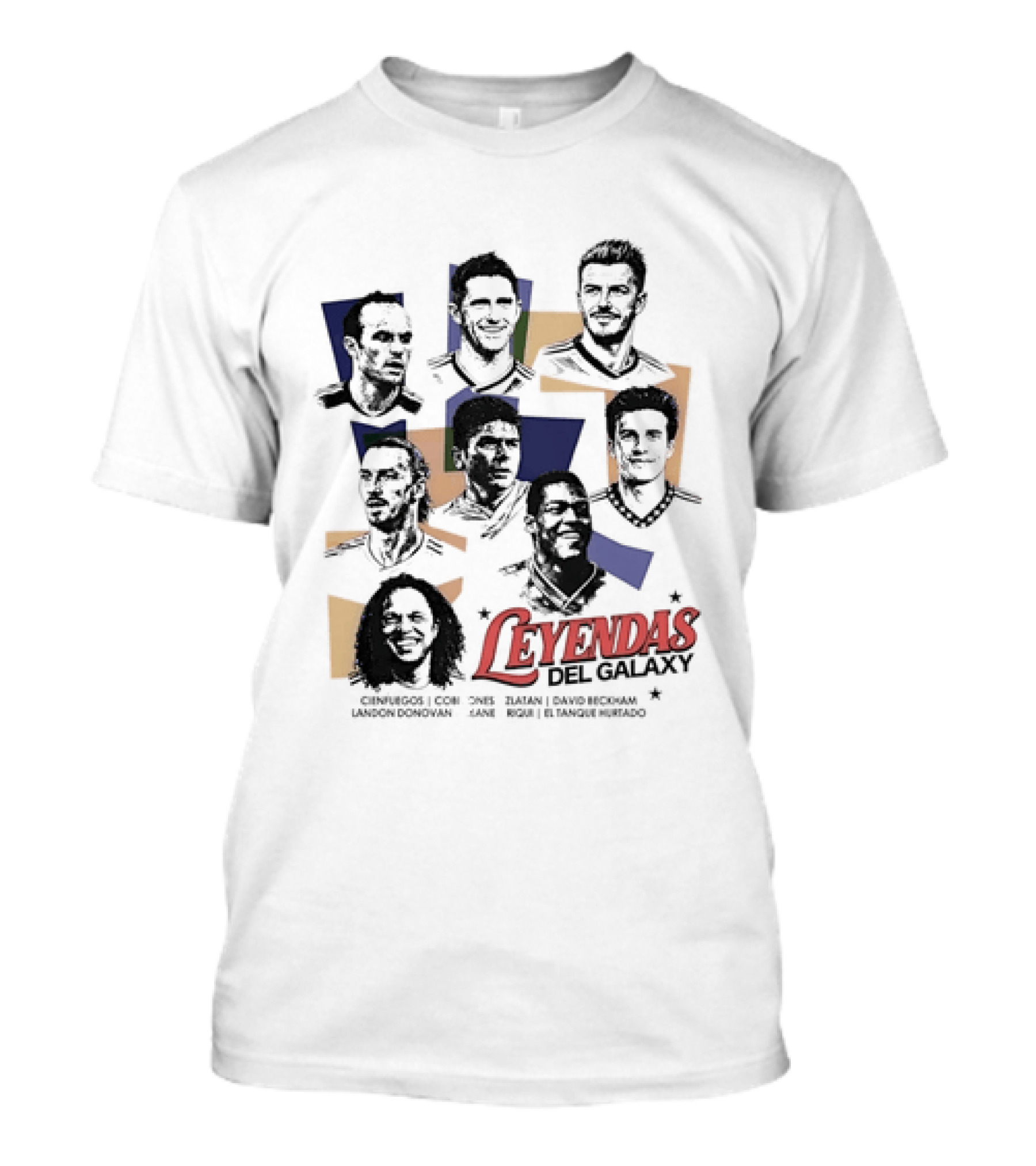 Leyendas Del Galaxy Celebrating Iconic LA Galaxy Figures T-Shirt