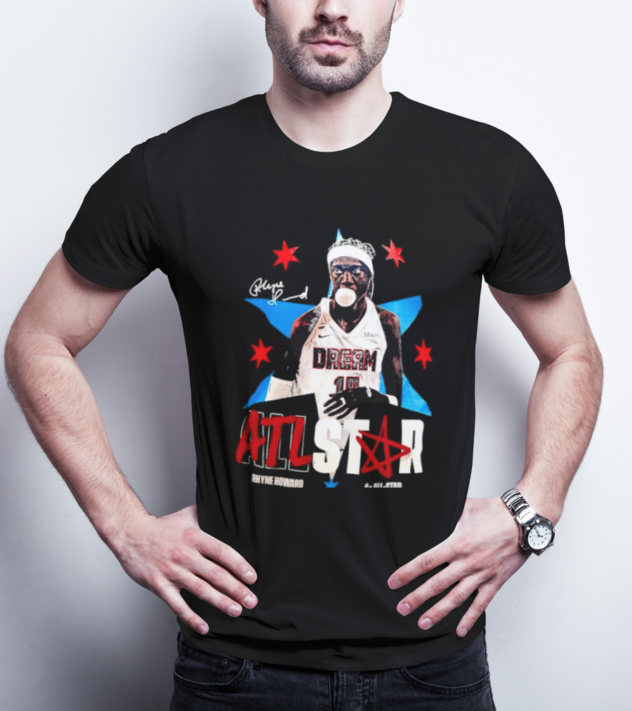 Rhyne Howard Atlanta Dream 4x All Star ATL Star T-Shirt