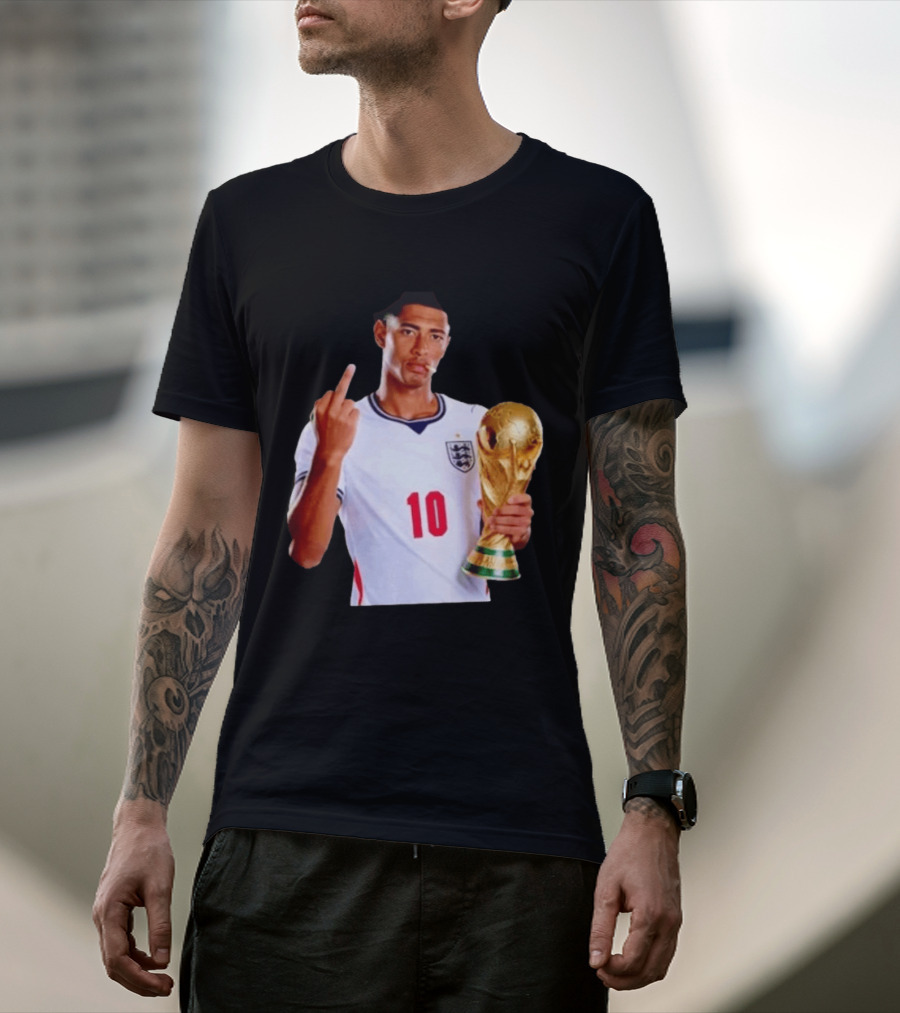 Jude Bellingham England World Cup Trophy Pose T-Shirt
