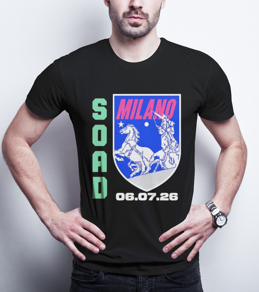 SOAD Milano 06.07.26 System Of A Down Concert T-Shirt