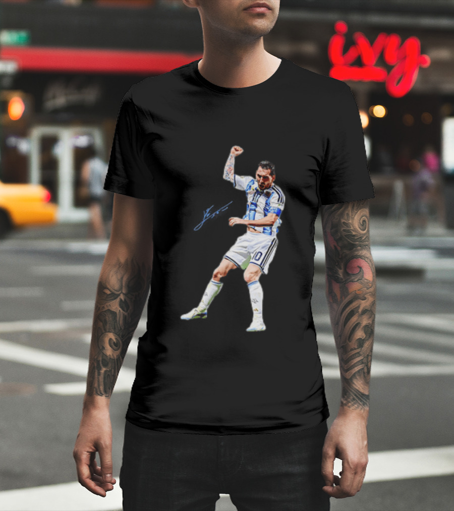 Messi The Comeback Argentina Football Unites The World Soccer Legend Victory Celebration T-Shirt