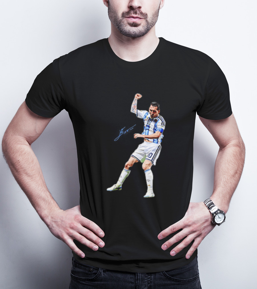 Messi The Comeback Argentina Football Unites The World Soccer Legend Victory Celebration T-Shirt
