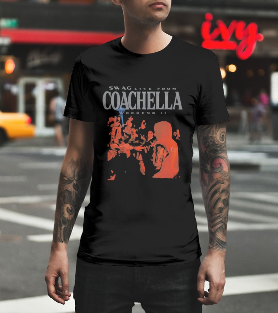 SWAG Live From Coachella Weekend II Steve Lacy Tour Performance T-Shirt