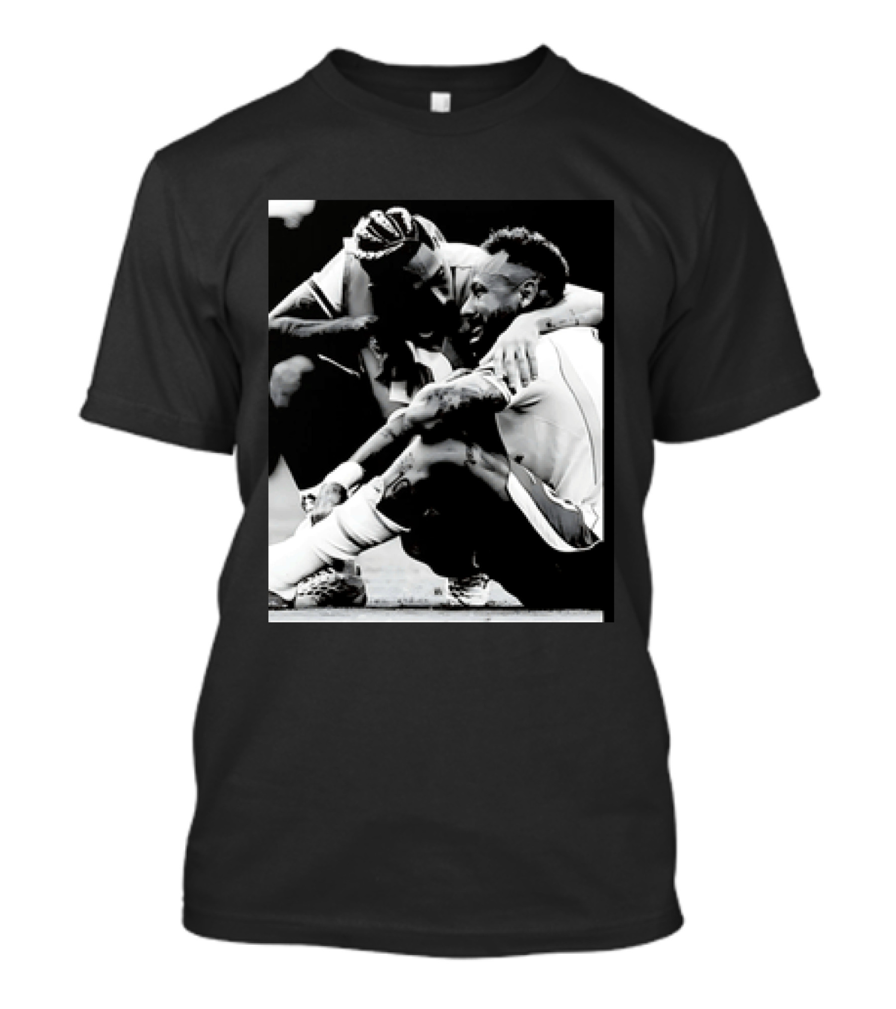 Neymar Jr And Raphinha Emotional Moment Brazil National Football Team T-Shirt