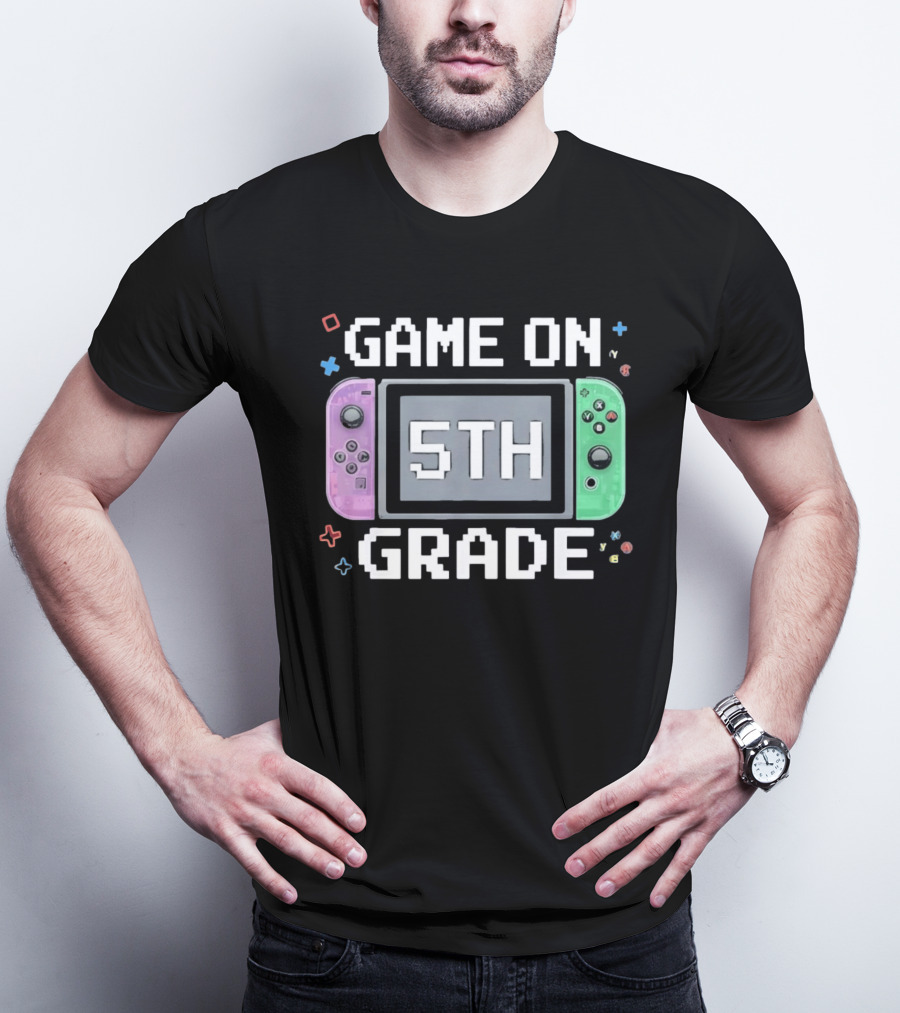 Game On 5th Grade Gaming Console 5th T-Shirt