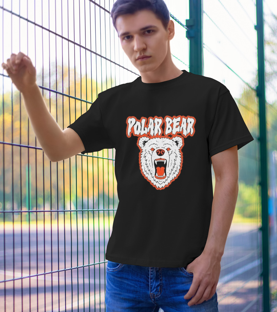 Polar Bear Arctic Wildlife Predator Fierce Expression T-Shirt