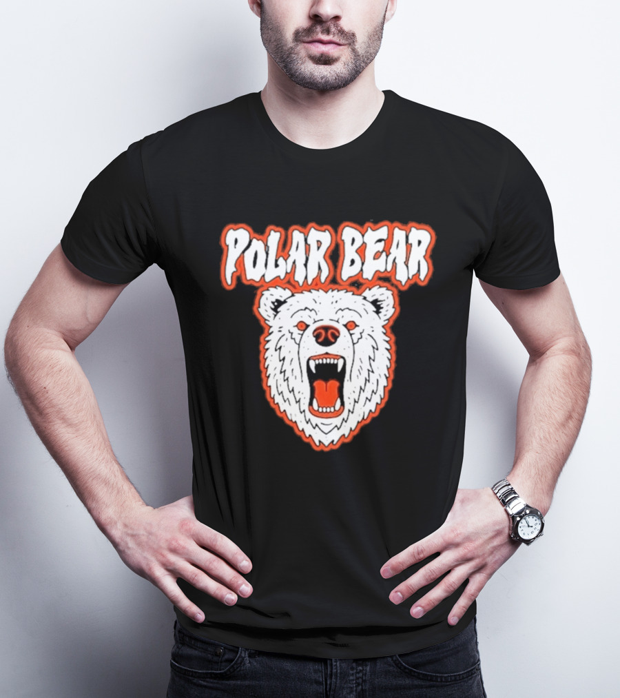 Polar Bear Arctic Wildlife Predator Fierce Expression T-Shirt