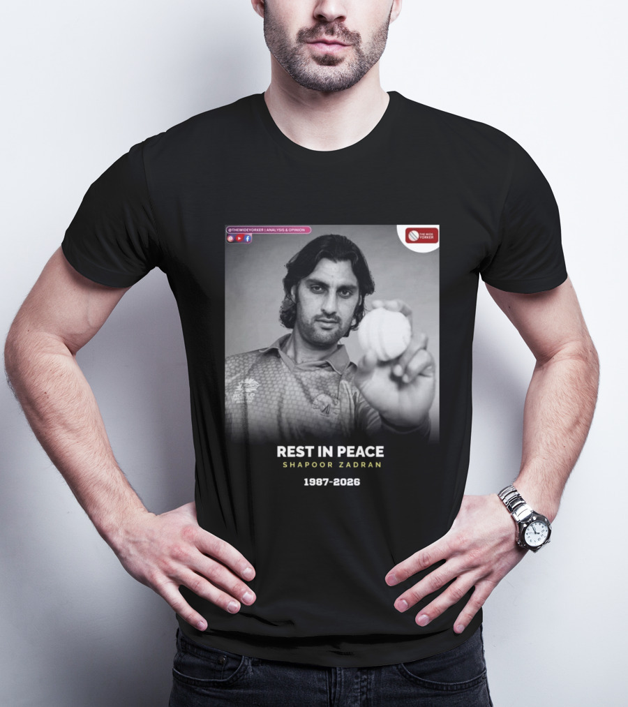 Rest In Peace Shapoor Zadran 1987 2026 T20 World Cup T-Shirt
