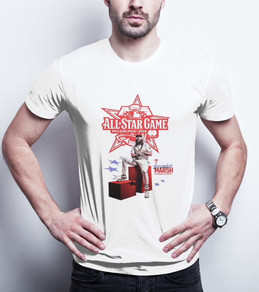 Brandon Marsh Philadelphia Phillies 2026 MLB All Star Game T-Shirt