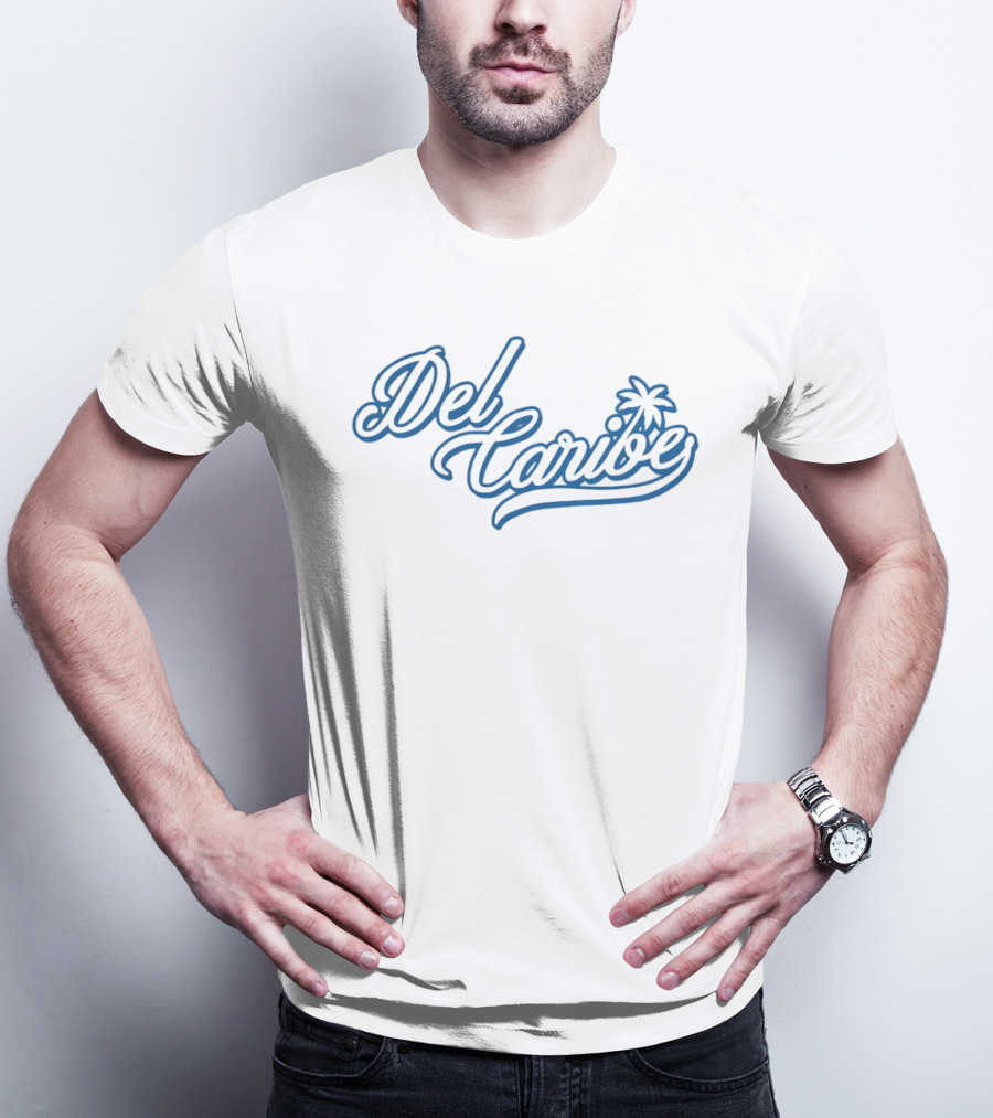 Del Caribe Caribbean Tropical Island Palm Tree T-Shirt