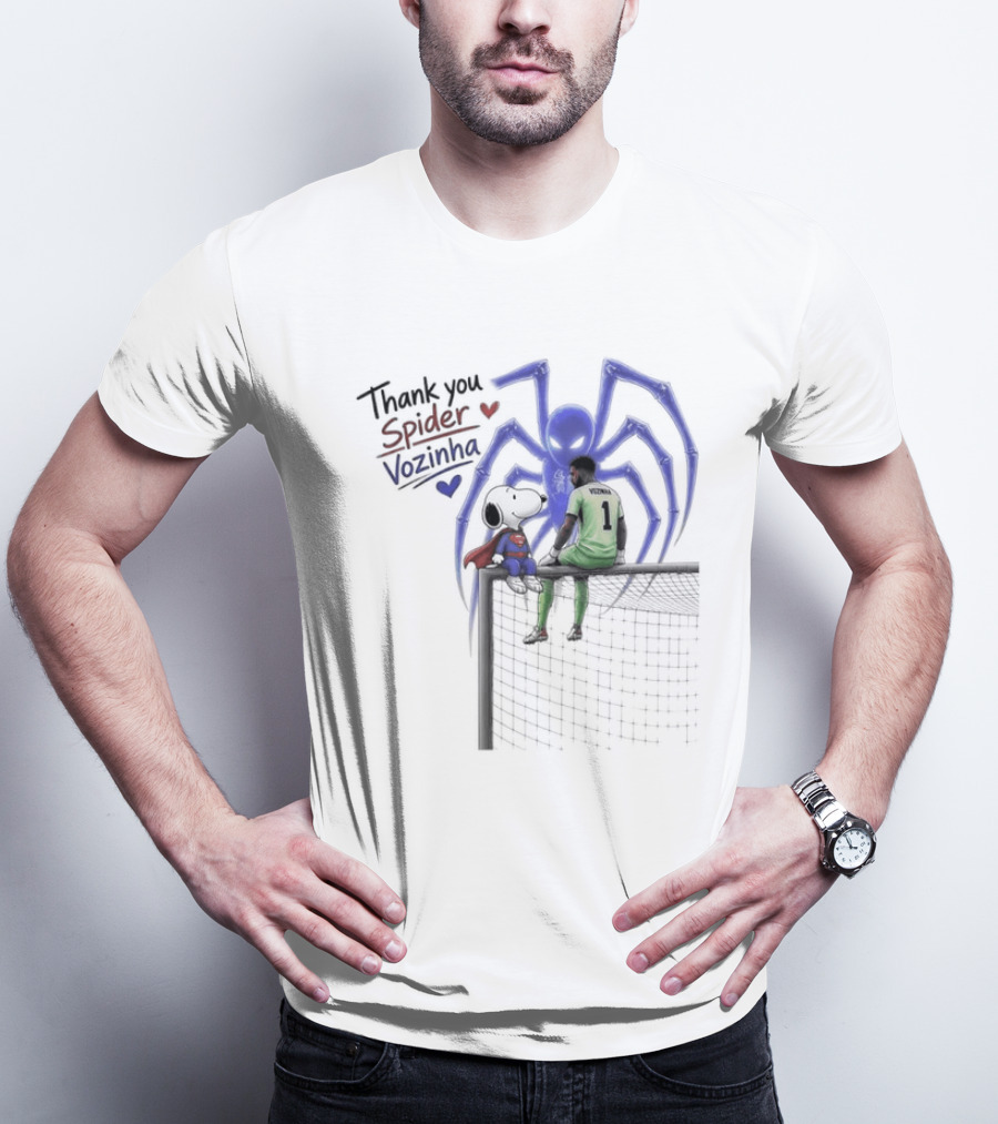 Thank You Spider Vozinha Snoopy Superman Cape Verde National Team T-Shirt