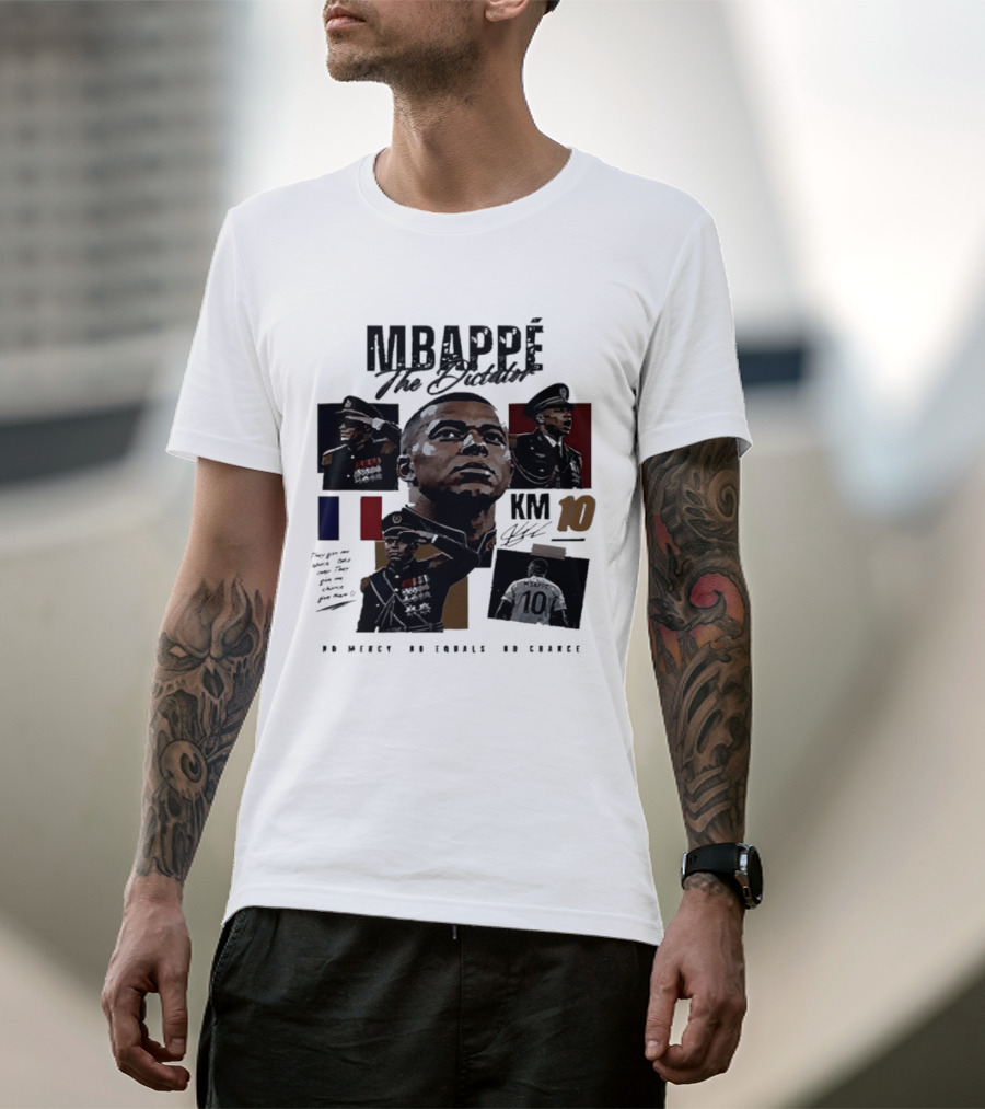 MBAPPÉ The Leader KM 10 No Mercy No Equals No Chance T-Shirt