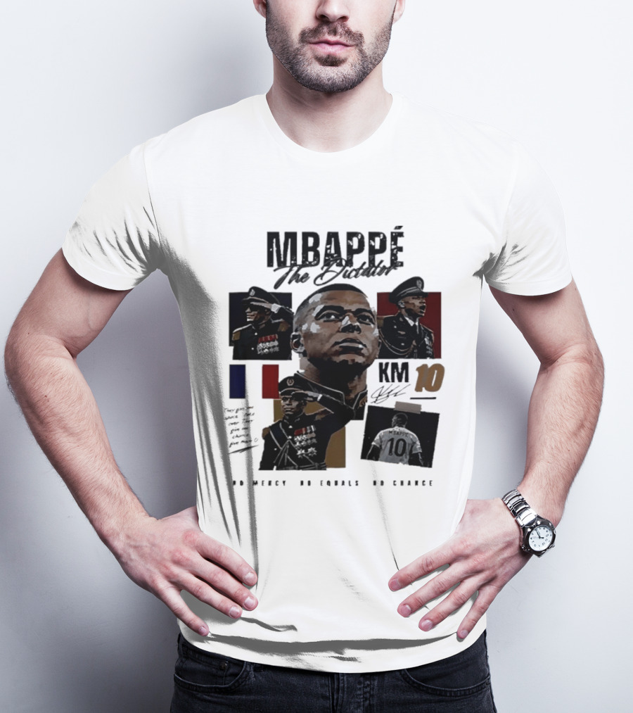MBAPPÉ The Leader KM 10 No Mercy No Equals No Chance T-Shirt