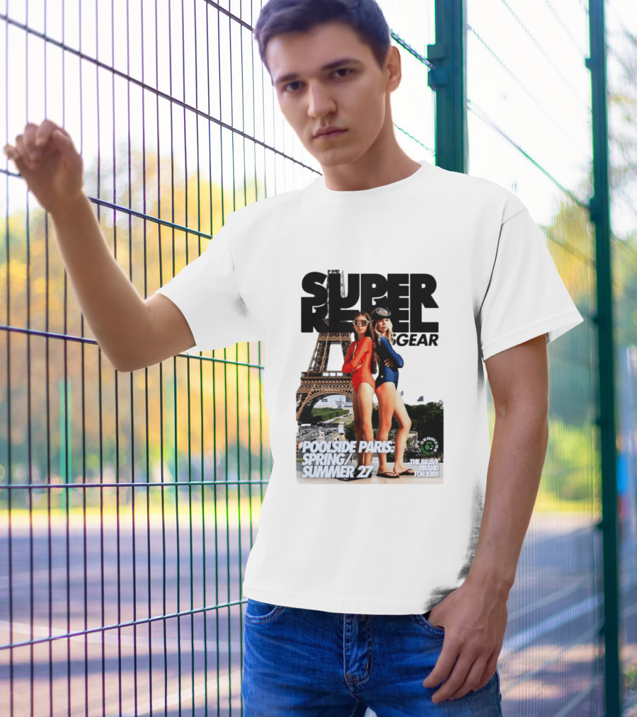 Super Rebel Gear Poolside Paris Spring Summer 27 The Brave Brand For Kids T-Shirt