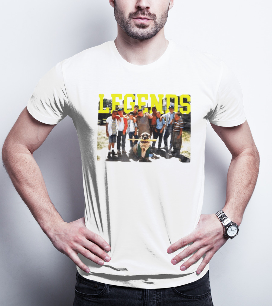 The Sandlot Legends With Hercules The Dog Movie Characters T-Shirt