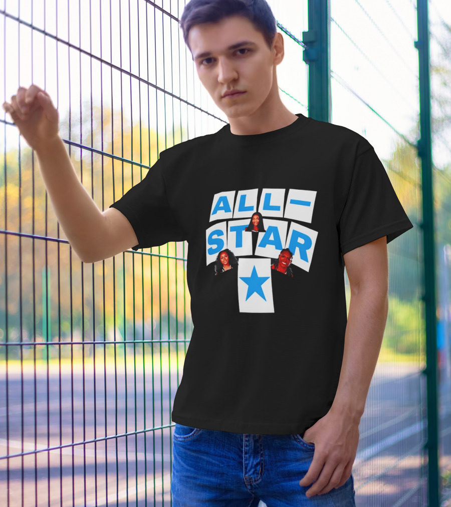 Atlanta Dream Angel Reese All Star Trio Basketball WNBA 2026 T-Shirt