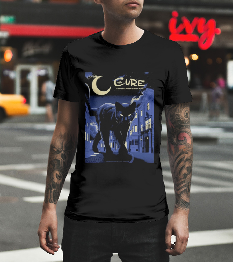 The Cure Cat Moon Trencin Pohoda Festival July 8 2026 T-Shirt