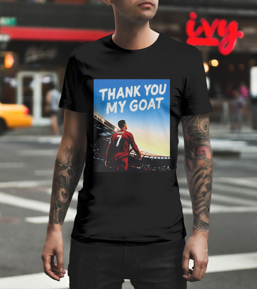Thank You My Goat Cristiano Ronaldo 7 Portugal National Team T-Shirt