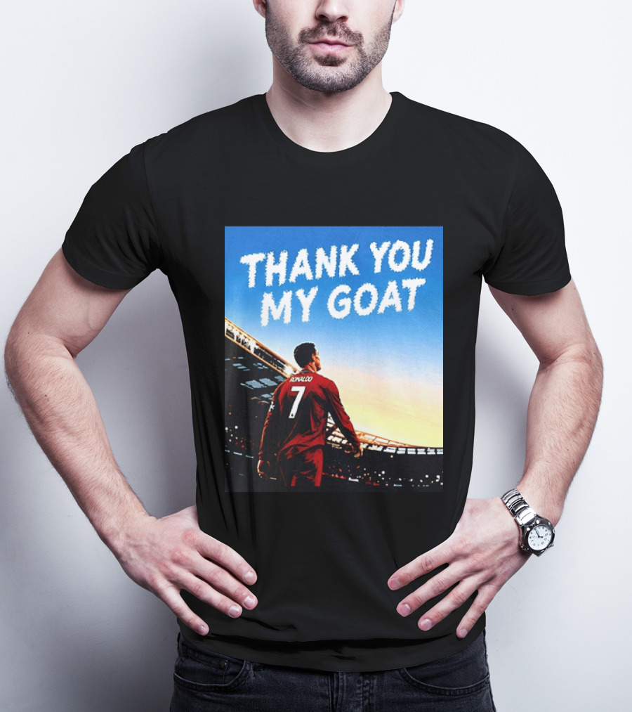 Thank You My Goat Cristiano Ronaldo 7 Portugal National Team T-Shirt