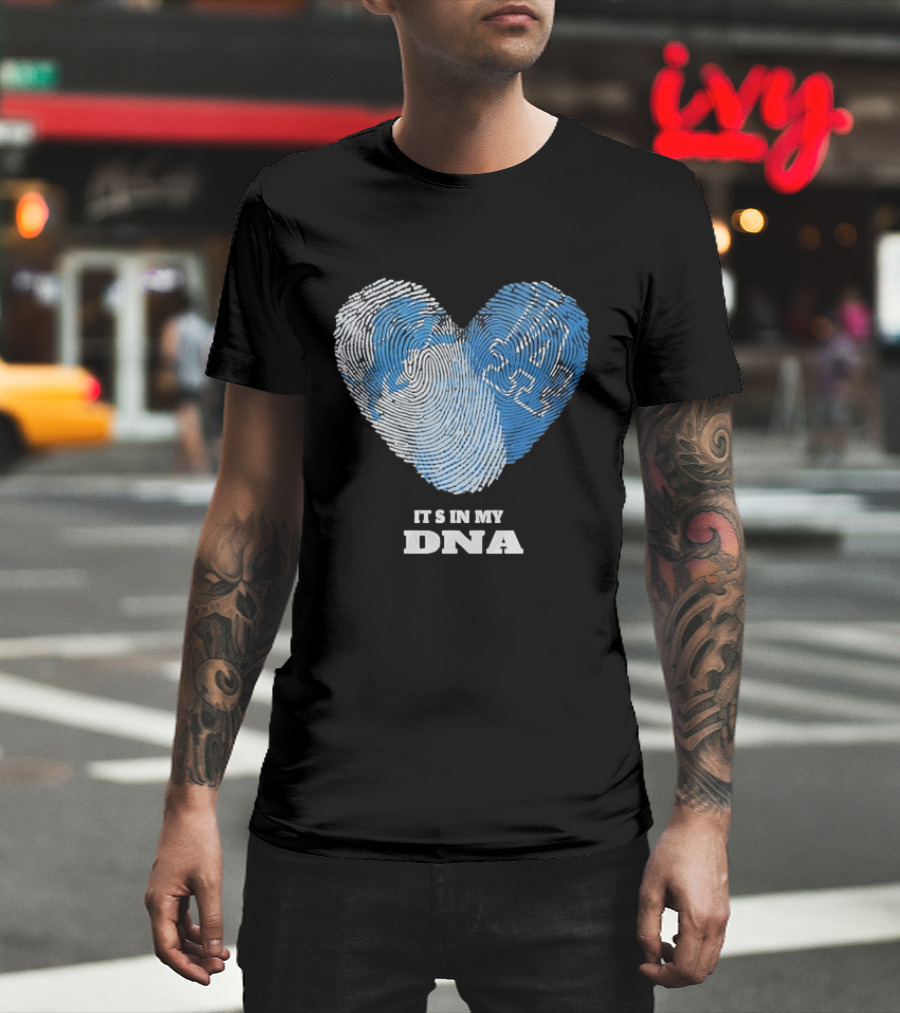 Heart Fingerprint It's In My DNA Kentucky Wildcats Fan Pride T-Shirt
