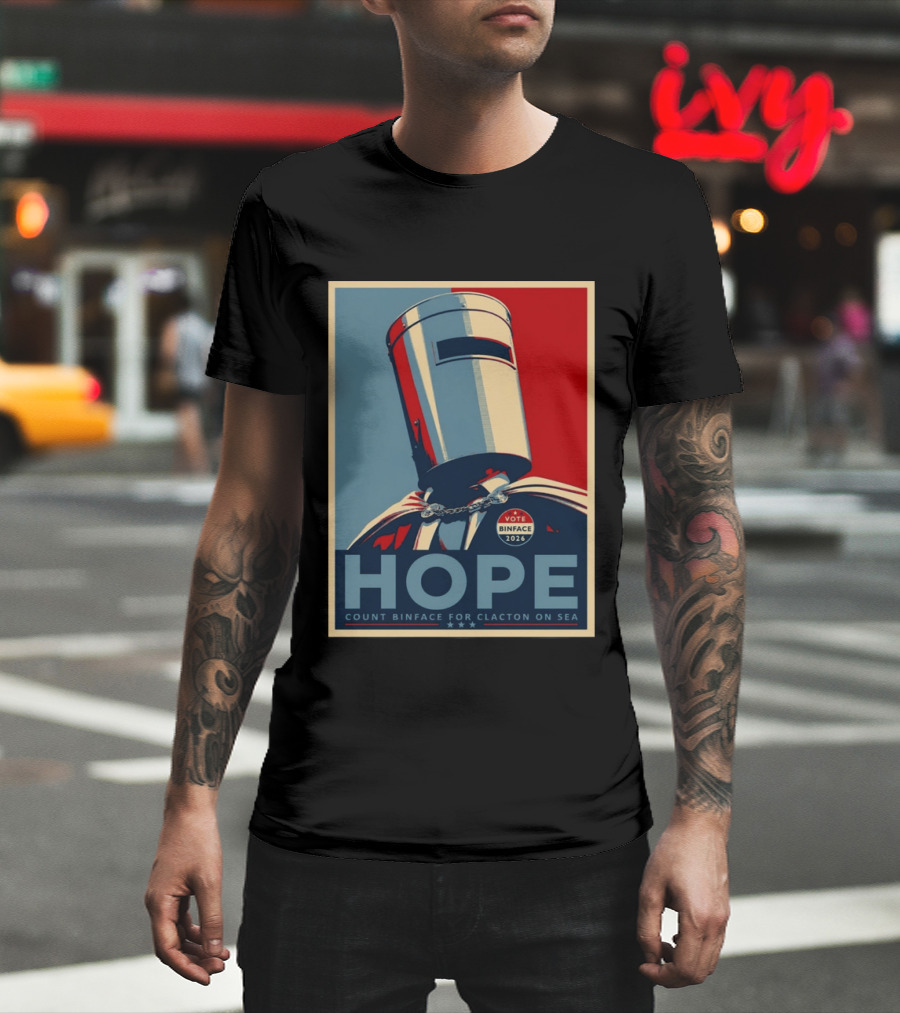 Hope Count Binface Vote Binface 2026 Clacton On Sea T-Shirt