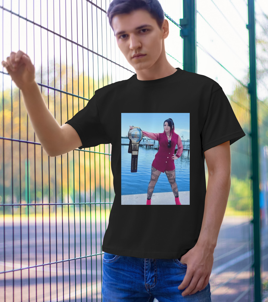 We Are At The Beach Hikaru Shida Wrestling Champion Dockside T-Shirt