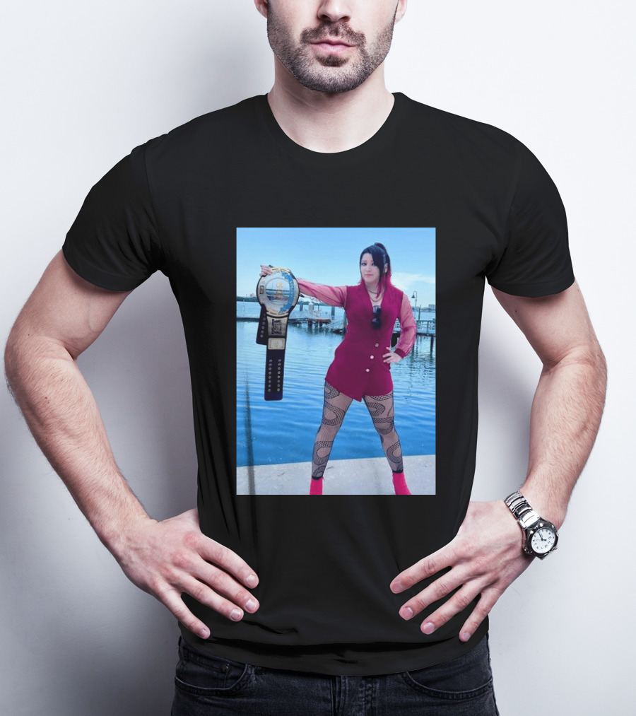 We Are At The Beach Hikaru Shida Wrestling Champion Dockside T-Shirt