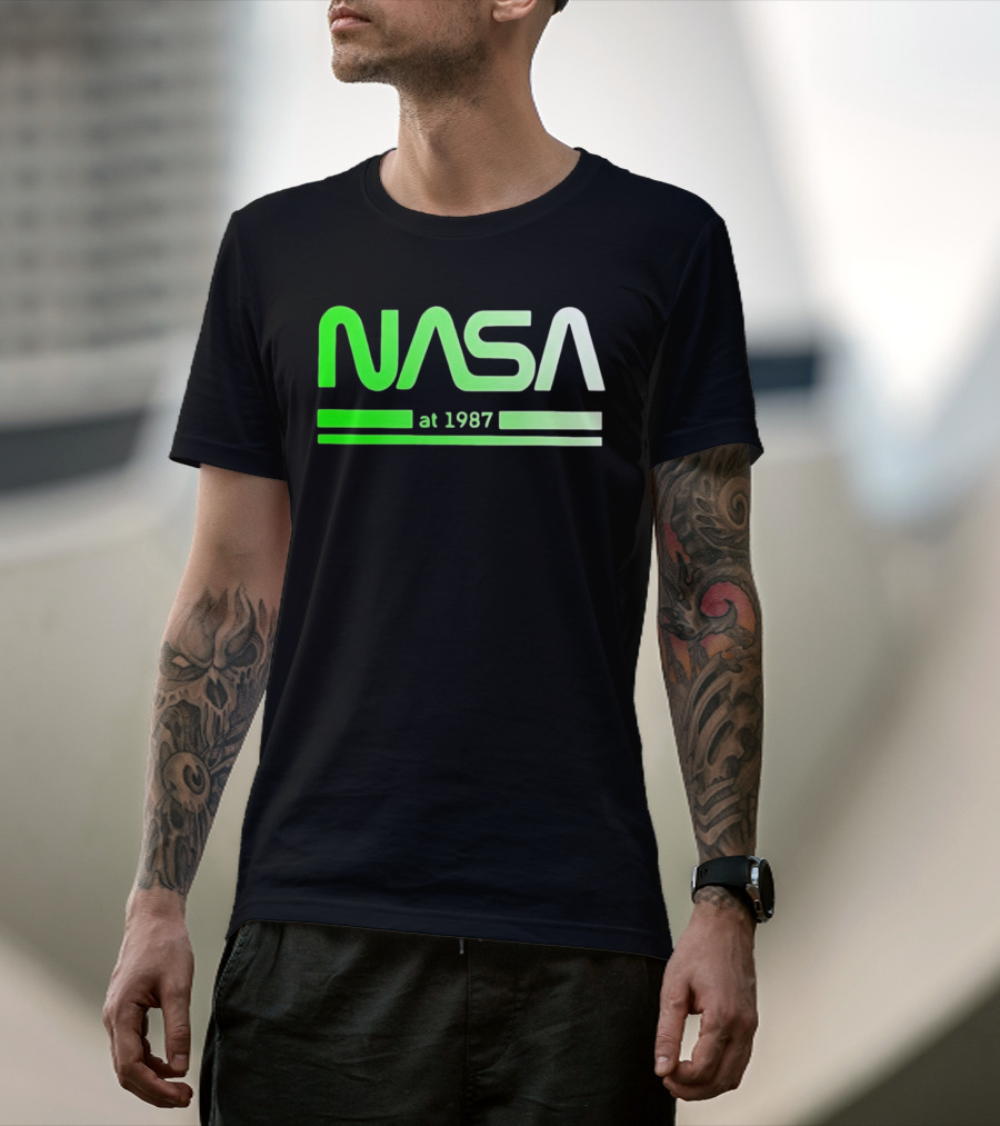 NASA Neon Green 1987 T-Shirt