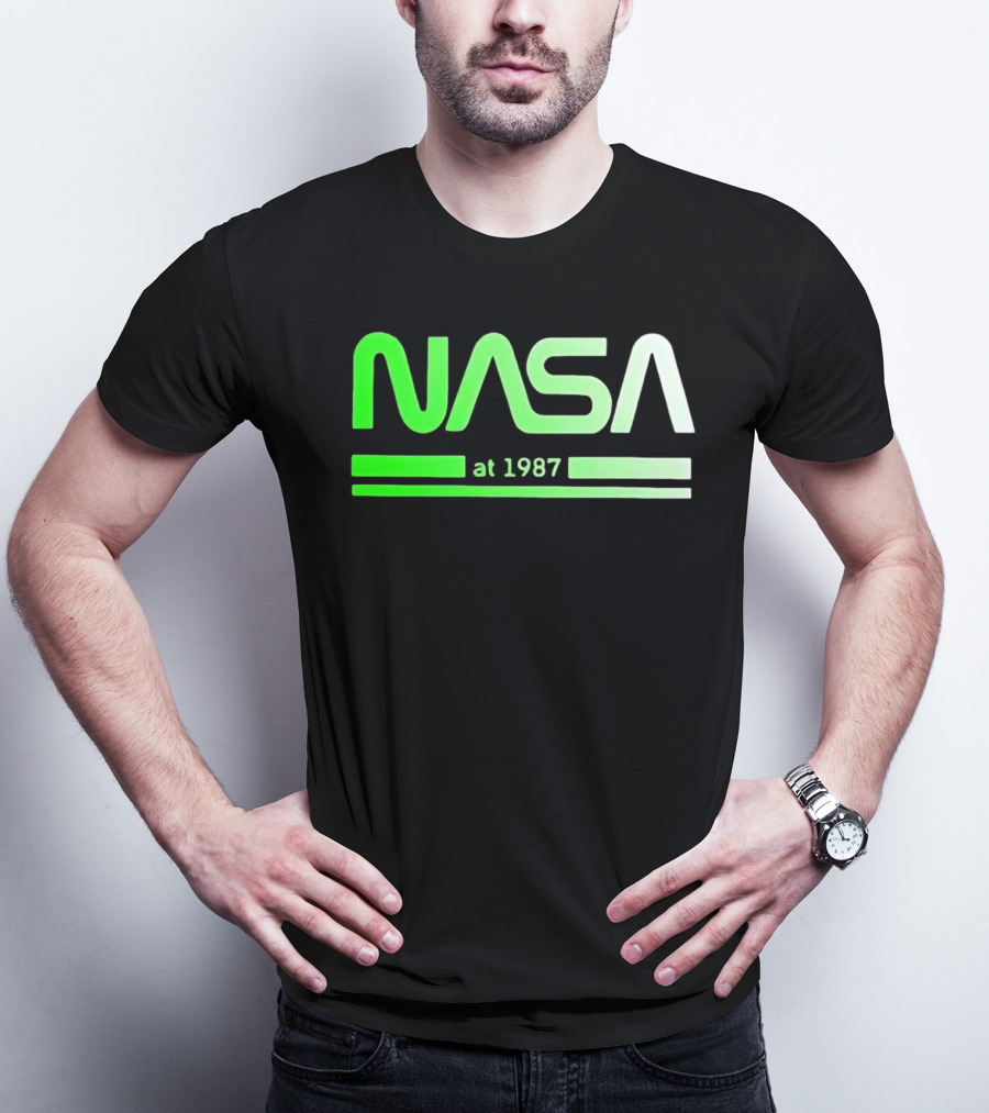 NASA Neon Green 1987 T-Shirt