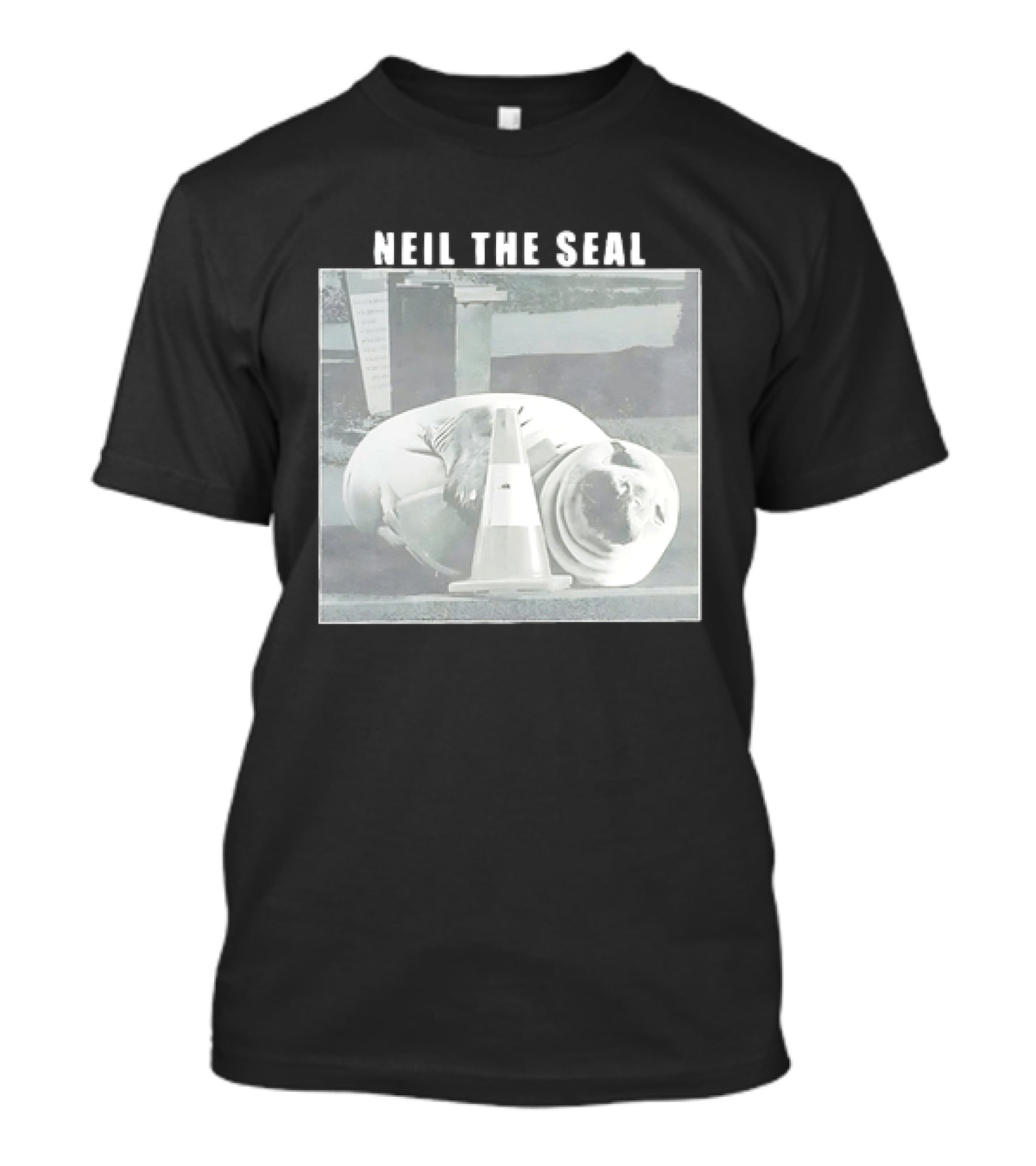 Neil The Seal With Traffic Cone Become Ungovernable T-Shirt