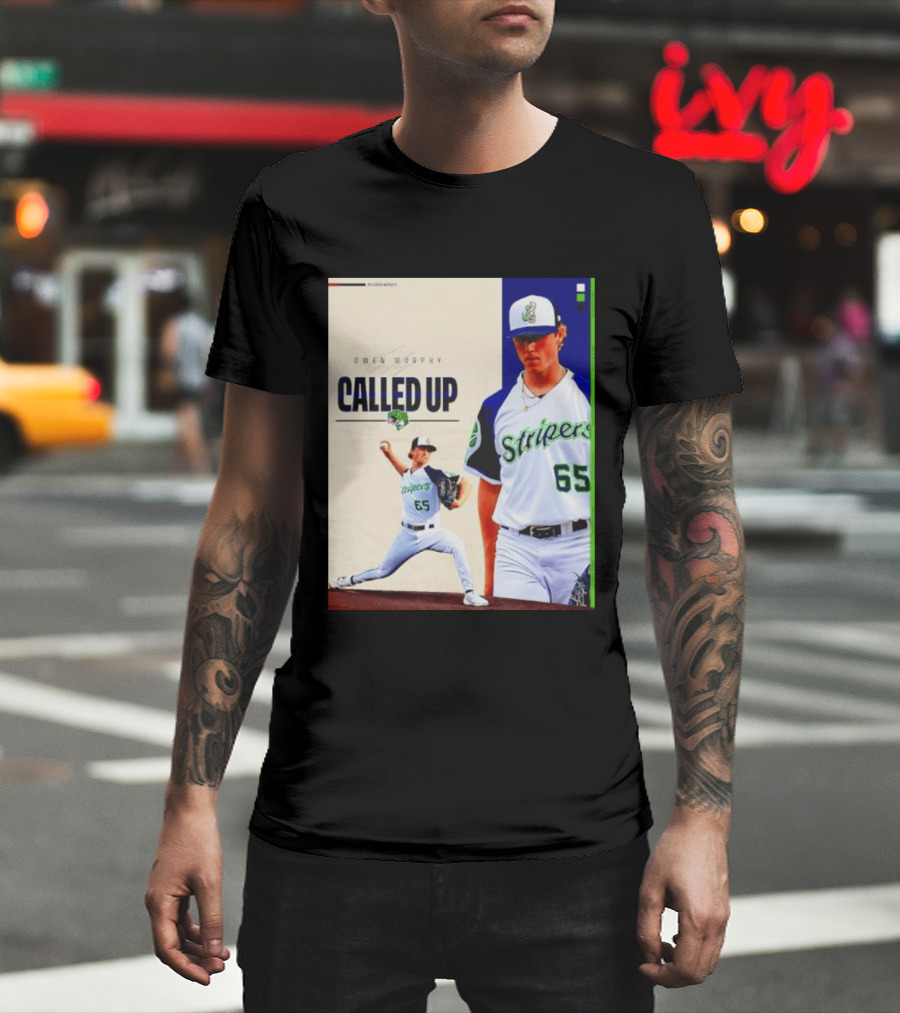 Owen Murphy Called Up Stripers 65 Player Announcement T-Shirt